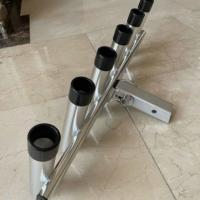 China Custom Fishing Cart Accessories Aluminum Solid Convenience Outdoor Fishing Pole Holder for sale