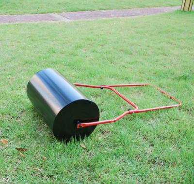 China Dia 30cm Steel Garden Lawn Roller Waterflood Hand Lawn Roller for sale