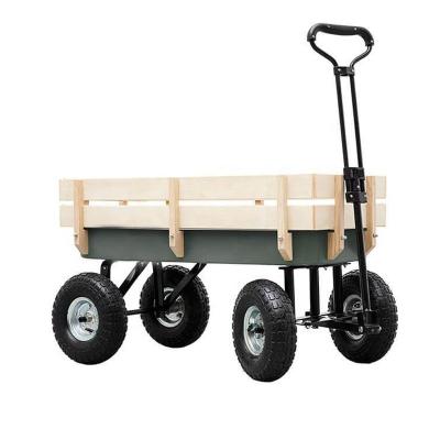 China Kids Folding Beach Wagon Cart Heavy Duty Camping Trolley 150kg Load for sale