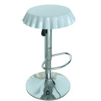 China Funny Blue Black White Metal Bar Stool Chair Vintage Counter Bar Stools Custom Logo for sale