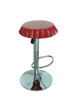 China Funny Blue Black White Metal Bar Stool Chair Vintage Counter Bar Stools Custom Logo for sale