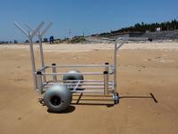 China 100kg Blue Waterproof Fishing Cart For Outdoor Activities for sale