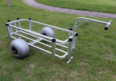 China Foldable Steel Beach Wagon Cart Rustproof 150kg Capacity For Beach for sale