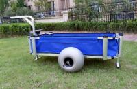 China Lightweight Beach Wagon Cart With Adjustable Handle For Easier Control for sale