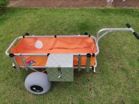 China Lightweight Beach Wagon Cart With Adjustable Handle For Easier Control for sale