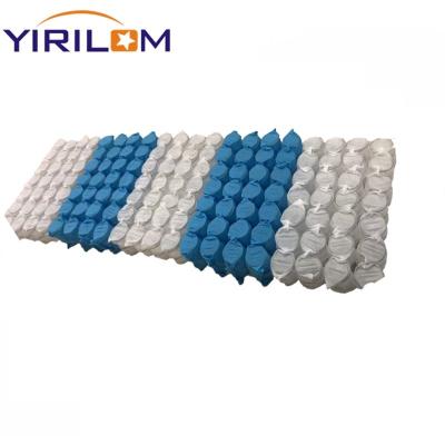 China Customizable Zone High Carbon Steel Wire Pocket Spring Unit For Mattress With Compressed Packing for sale
