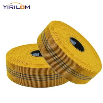 China 48mm Width Sofa Elastic Webbing with High Elasticity and Herringbone Weave for Upholstery for sale