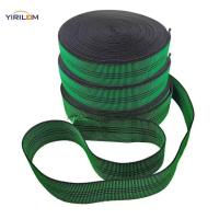 China 4.7cm Width Sofa Elastic Webbing with Polypropylene Rubber Blend and 50% Stretch for Upholstery for sale