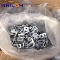 China Zinc Coated 4 Hole Spring Clip for Sofa with Half Plastic Covering for Secure Fastening for sale