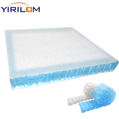 China Customized Size High Carbon Steel Wire Pocket Spring Unit with Non-Woven Fabric for Mattress for sale