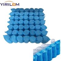 China Foshan Pocket Spring Factory 4'' Height Pocket Coil Spring For Sofa Seat Sofa Cushion for sale
