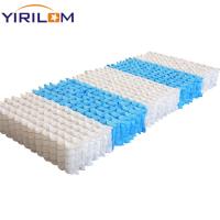 China Customize 1.8mm Double Size 1-3-5-7 Zone Pocket Spring Unit For Mattress for sale
