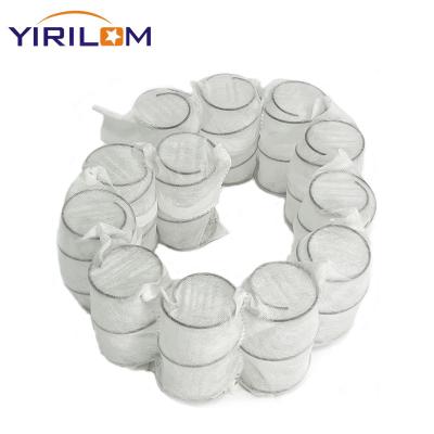 China 70# High Carbon Steel Wire Sofa Pocket Spring with 1.0mm-2.3mm Wire Diameter and 4 Inches Thickness for sale