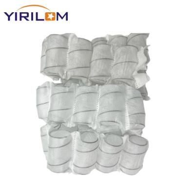 China Customized 4'' Height Compressed Rolled Pocket Spring Sofa Pocket Coil Spring with 70# High Carbon Steel Wire for sale