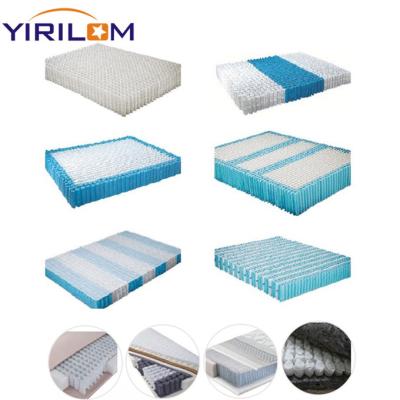 China White/Blue Mattress Pocket Spring with Compressed and Rolled Packing for Easy Shipping for sale