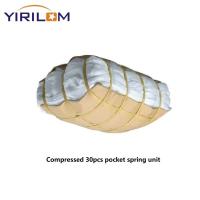China Custom Size 4 Inches Height Pocket Spring Unit For Sofa Cushion for sale