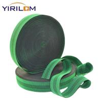 China Customized Green 7cm Stretch PP Sofa Belt Edge Banding Straps 5cm Upholstery Furniture Sofa Elastic Webbing Belt for sale