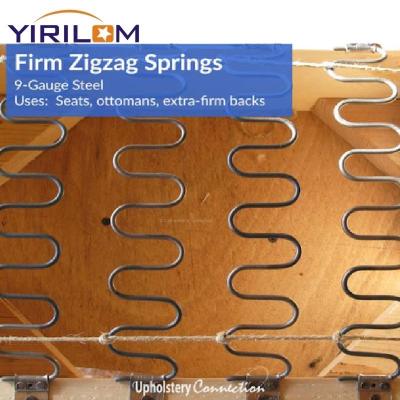 China High Carbon Steel Wire Zigzag Spring with Anti-rust Coating and 50mm Height for Sofa and Furniture for sale