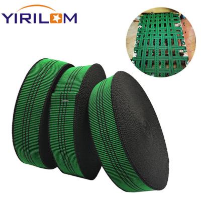 China Sofa & Chair Elastic Webbing Latex Band Furniture Repair DIY Upholstery Modification Couch Elasbelt Made Rubber PP PE Materials for sale
