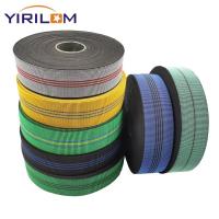 China 1.4mm Polypropylene Rubber Sofa Webbing Straps 50 Yards Custom Color for sale