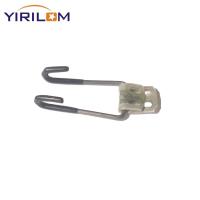 China OEM Quality 5 Holes Zinc Coated Half Plastic Covered Spring Clip for Sofa Furniture for sale