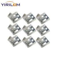 China Zinc Coated 4 Hole Sofa Spring Clip with Half Plastic Covered for Furniture Hardware for sale