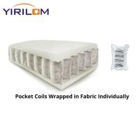 China 2.0 mm Carbon Steel Wire Hypoallergenic Pocket Coil Spring for Full Body Support in Sofa Cushions for sale