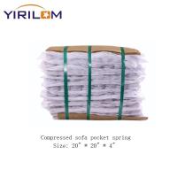 China Row Material Customized Size And Shape Comfotale Pocket Coil Spring For Sofa Or Chair for sale
