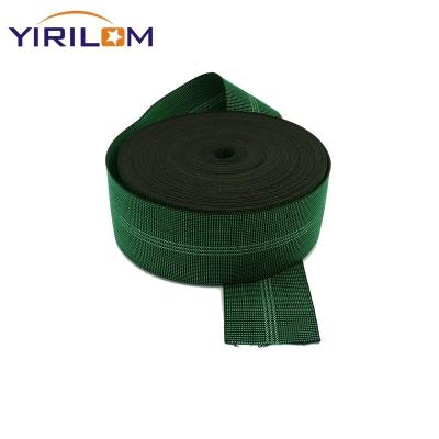 China 2 Inches Width Elastic Sofa Webbing with High Abrasion Resistance and 50% Stretch for Furniture Support for sale