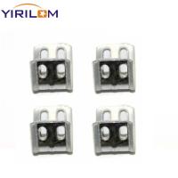 China Half Plastic Covered 4-Hole Spring Clip with Zinc Coating for Firmly Hooking Snake-Shaped Sofa Springs for sale