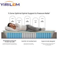 China Customized 5 Zoned Pocket Spring Unit With High Carbon Steel Wire For Comfortable Mattress for sale