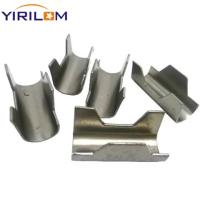 China 22mm Crown Galvanized Zinc Mattress Clip with PE Wire Embedded for Spring Mattress Manufacture for sale