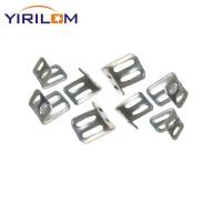 China 4 Holes Zinc Coated Half Plastic Covered Spring Clip for Sofa Furniture Hardware for sale