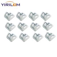 China 5 Holes Zinc Coated Half Plastic Covered Spring Clip for Sofa Furniture Sinuous Springs for sale