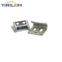 China 4-Hole Sofa Spring Clip Half Plastic Covered Zinc Coated Furniture Fastener for Sofa Hardware for sale