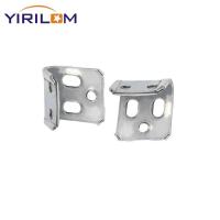 China 4-Hole Sofa Spring Clip Half Plastic Covered Zinc Coated Furniture Fastener for Sofa Hardware for sale