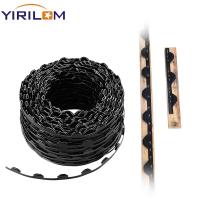 China Durable Sofa Plastic Fixing Clip Strip 200m/roll with Nylon and PP Material for 10cm,12cm,15cm Knot Distance for sale