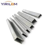 China Galvanized Mattress Staples with Pneumatic Gun for Furniture Framing - 6000pcs/cnt Packing for sale