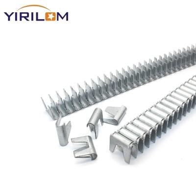 China Galvanized Zinc M66 Steel Spring Clip Staple for Mattress Frames - 6000pcs/cnt U Clip Staple for sale