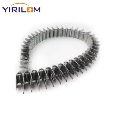 China Heavy-Duty Galvanized Zinc U-Shaped Stay Wire Clips for Upholstery and Spring Repair for sale