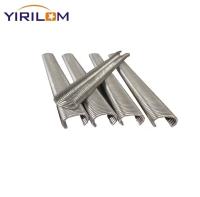 China Galvanized Zinc C Type Rings Nails with 17/18/19/22mm Crown and 6000pcs/cnt Packing for Mattress Clip for sale