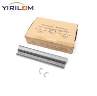 China Galvanized Zinc Finish Hog Ring Nails with 17/18/19/22mm Crown and 6000pcs Packing for Mattress Manufacturing for sale