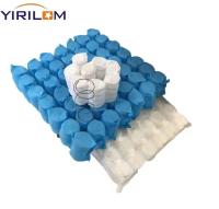 China OEM White 4 Inches Height 2.0mm Coil Diameter Non Woven Fabric Cover Sofa Pocket Spring Coil Unit for sale