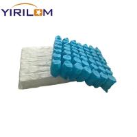 China OEM White 4 Inches Height 2.0mm Coil Diameter Non Woven Fabric Cover Sofa Pocket Spring Coil Unit for sale