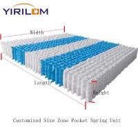 China China Manufacturer White Mattresses with Durable Spring Pocket Coils Made from High Carbon Steel Wire in Customizable Sizes for sale