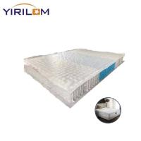 China 3 Zones 4 Inches Height Mattress Pocket Spring Unit with High Carbon Steel Wire for Ergonomic Support for sale