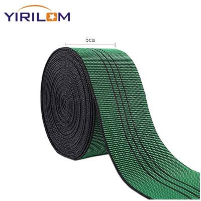 China High Elasticity Sofa Webbing Straps with Water/Oil/Stain Resistance and 500 lbs Weight Capacity for sale