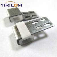 China 4 Holes Zinc Coated Iron Sofa Spring Clip for Furniture Hardware Accessories for sale