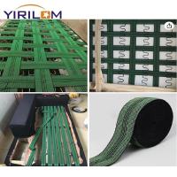 China 50mm Wide Green Elastic Sofa Webbing with Polypropylene Rubber Blend for Furniture Upholstery for sale