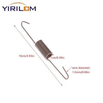 China Steel Wire Spring Snap Hook with 1.5 mm Diameter and 97 mm Length for Fixing Zigzag Springs for sale